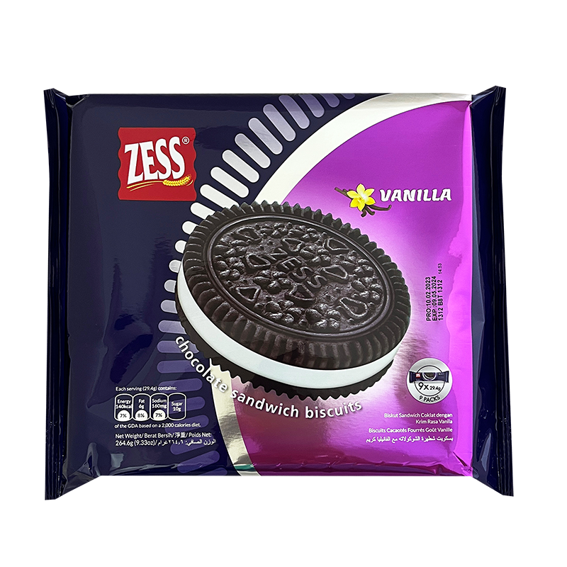 ZESS Choco Sandwich Biscuits - Vanilla (264.6g) – MAZA