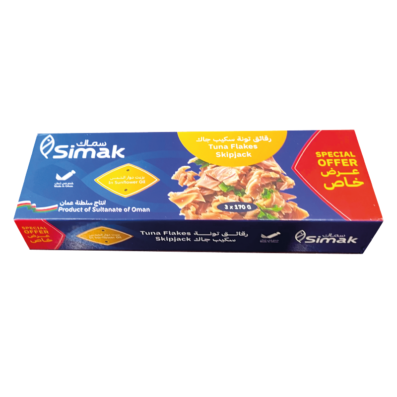 SIMAK Tuna Flakes in Sunflower Oil ( Promo Pack ) - 3 x 170g – MAZA