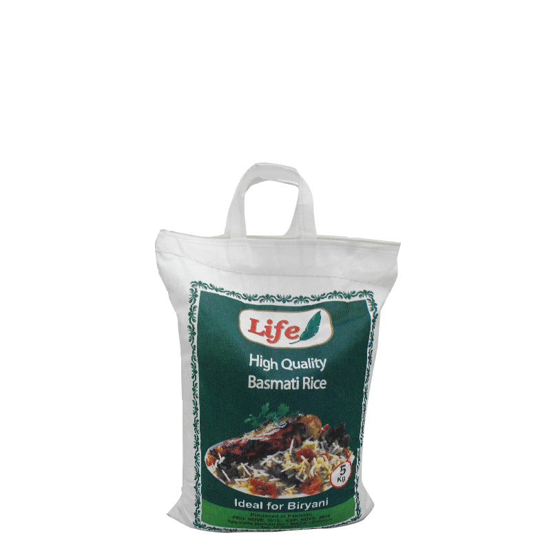 LIFE Basmati Rice 5Kg – MAZA