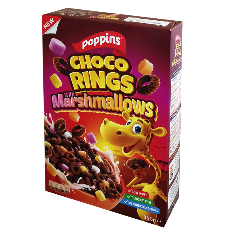 POPPINS Choco Rings w/Marshmallows - 350g – MAZA