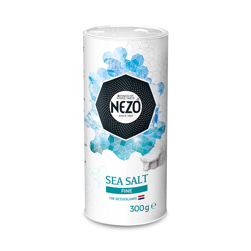 NEZO Fine Sea Salt Cardboard Shaker - 300g – MAZA